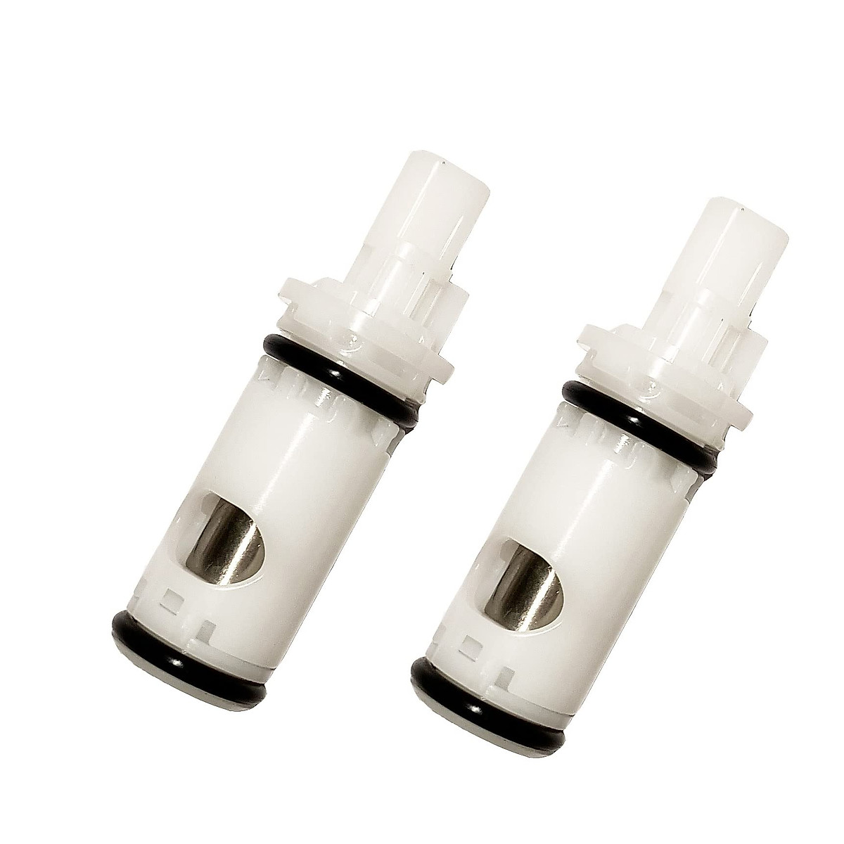 Jadiver GM 1224 1224B Cartridge Replacement Compatible with 2 Handle Faucets and Tub Showers, Durable Brass and Plastic -2 Pack