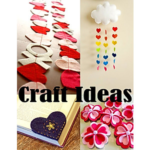 Playfully Ever After 3 Inch 28pc Felt Hearts (White)