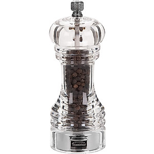 Trudeau Acrylic 6 Inch Professional Pepper Mill