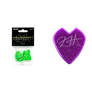 Dunlop Kirk Hammett Signature Jazz III, 6 Pack & Kirk Hammett Signature Jazz III Guitar Picks (47PKH3NPS)