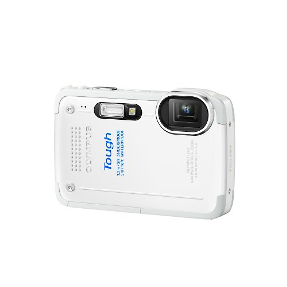 Olympus Stylus TG-630 iHS Digital Camera with 5x Optical Zoom and 3-Inch LCD (White) (Old Model)