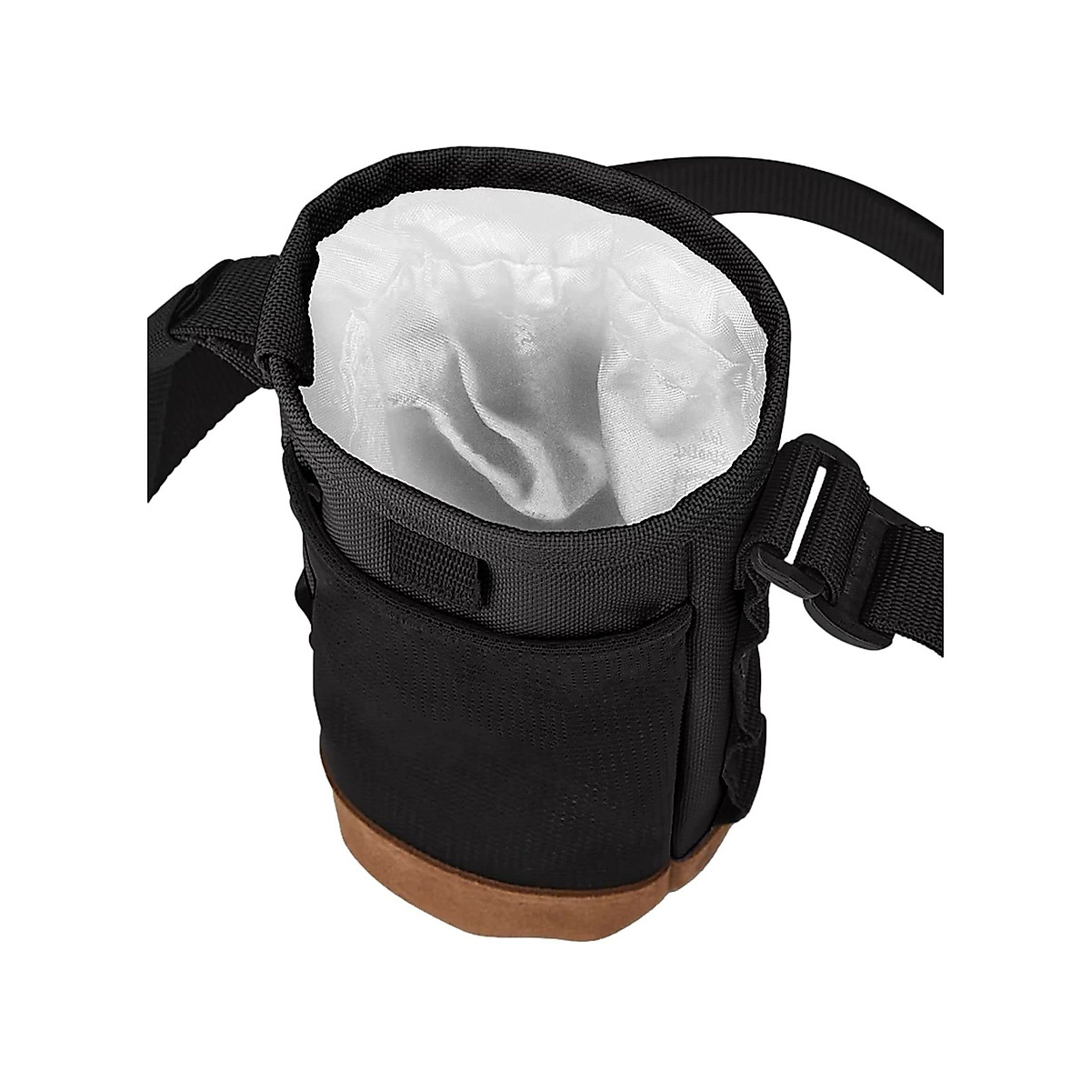 JanSport Kitsack Water Bottle Holder Carrier with Sling Strap - Black