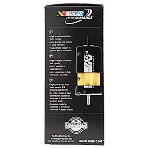 K&N Gasoline Fuel Filter: High Performance Fuel Filter, Premium Engine Protection, 1996-2017 Ford, Lincoln, Mercury Fuel Injected Gasoline Engines, PF-2000