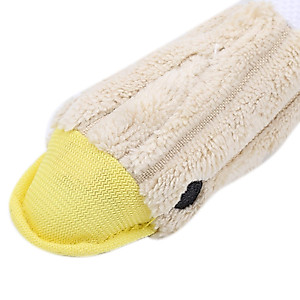Squeaky Duck Pet Biting Toy Teeth Cleaning Chew Plush Toy Cat Play Interactive Toys for Puppy Small Medium Dogs (Squeaky Duck)