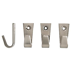 IKEA - BLECKA Hook, nickel plated (X4) 1 1/2"