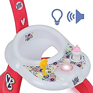 Hauck Baby Alive Doll Walker Blue , Red, White