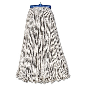 Boardwalk 720C Mop Head, Economical Lie-Flat Head, Cotton Fiber, 20oz, White, 12/Carton