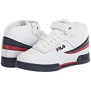 Fila womens Fila F-13 Big Kids Sneaker, White/Navy/Red, 5.5 Big Kid US