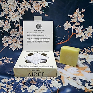 Kirei SHIBUMI Anti-Dandruff 2in1 Shampoo & Conditioner Bar for Oily&Dry Flaky Scalp Nourishing Treatment Solid Shampoo Bar