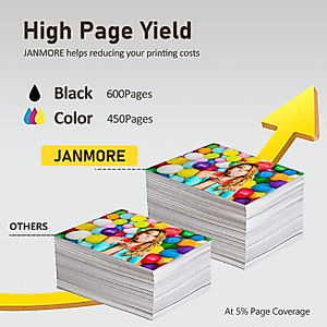 62XL Ink Cartridges High Yield Replacement for HP Ink 62xl Black and Color Combo Pack Work with HP Envy 5540 5549 5640 5660 7640 7645 OfficeJet Mobile 250 200 OfficeJet 5740 5741 8040 Printer