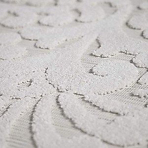 My Texas House by Orian Indoor/Outdoor Bluebonnets Area Rug, 9' x 13', Natural