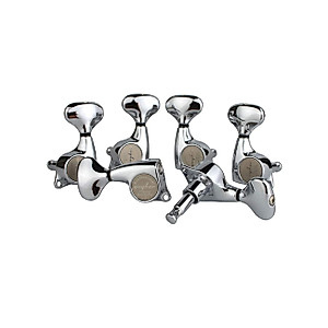 Guyker 6Pcs Guitar Machine Heads (3L + 3R) – 1:21 Sealed Tuning Key Pegs Tuners Set Replacement for ST Tele SG Style Electric or Acoustic Guitars – Chrome