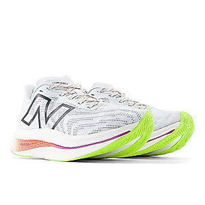New Balance Women's FuelCell SuperComp Trainer V2 Running Shoe, Ice Blue/Neon Dragonfly, 8