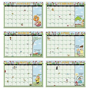 2024-2025 Mary Engelbreit® Desk Calendar Pad, 11-Inch x 16-1/4-Inch Size, Large 24-Month Bookstore-Quality Calendars for Kitchen & Office, by Current