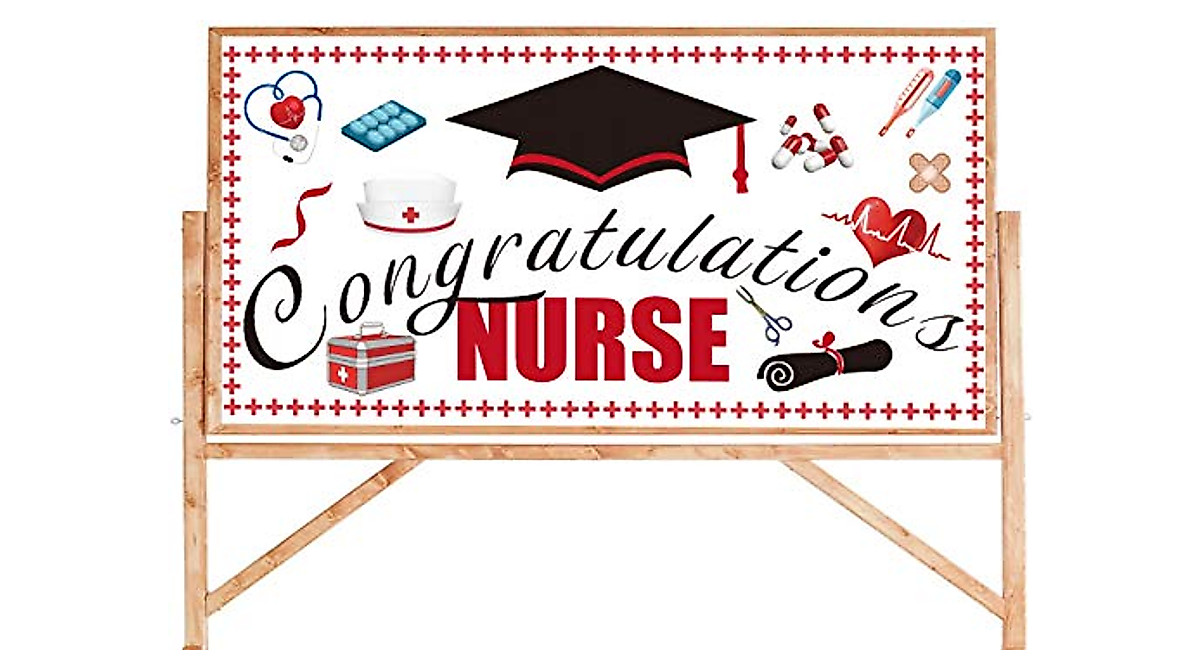 Graduation Nurse Party Banner - Perfect for Nurse Themed Celebrations