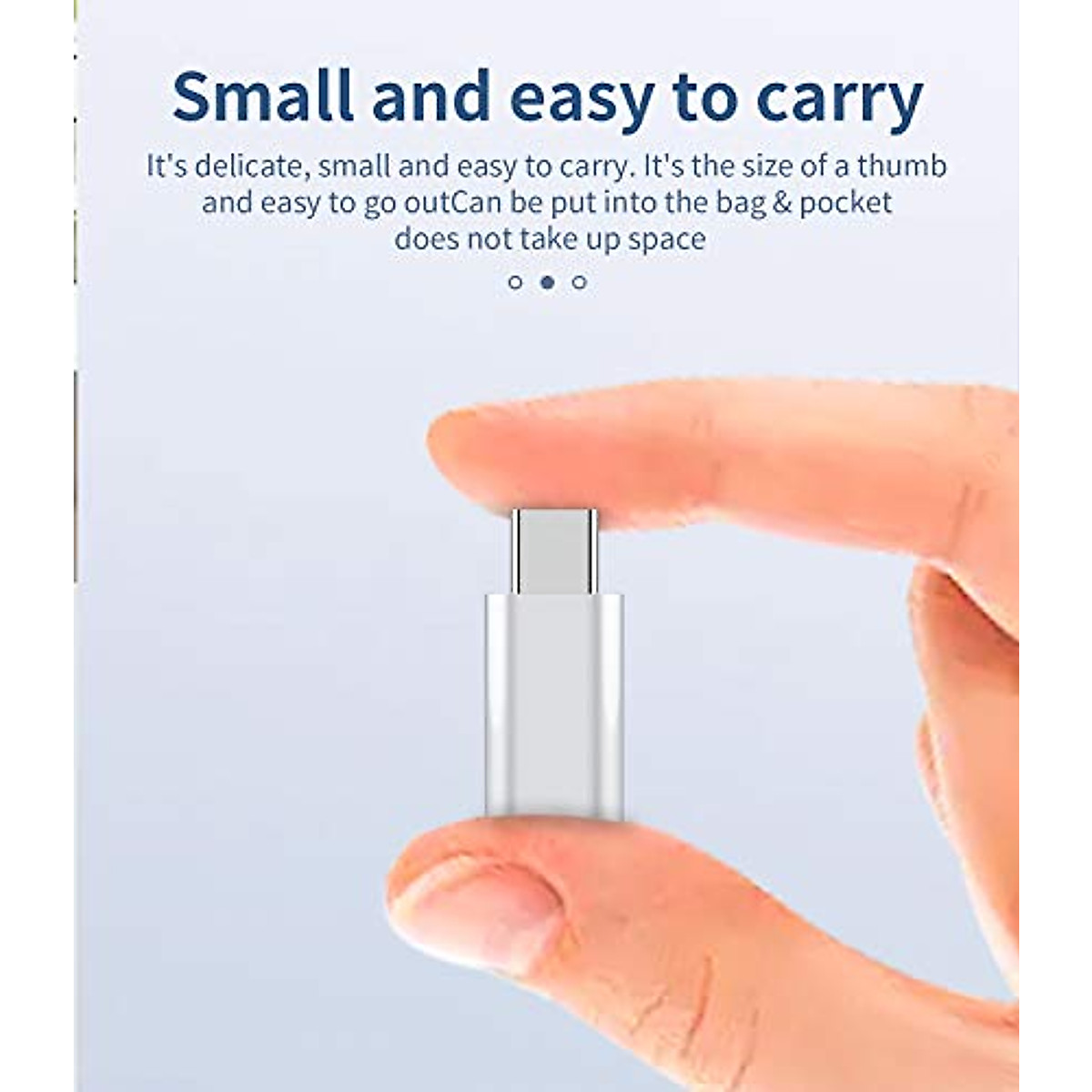 3Pack Lightning Female to USB-C Male Adapter,Type Charging for Samsung Galaxy S20 Ultra Z Flip Note S10 S9 Plus Google Pixel 5XL Compatible with Cable Converter Connector Charger LG Ipad Pro Air4 2020