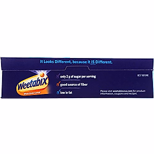 Weetabix Whole Grain Cereal Biscuits, Non-GMO Project Verified, Heart Healthy, Kosher, Vegan, 14 Oz Box