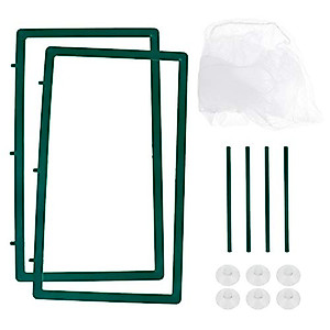 Xiaoyztan Aquarium Mesh Hatchery Breeder Plastic Frame Fish Tank Separation Breeding Net