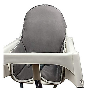 ZARPMA Seat Covers Cushion for IKEA Antilop Highchair, Washable Foldable Baby Highchair Cover IKEA Child Chair Cushion