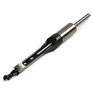 CSLU-Tool 4 Pcs/Set Woodworker Square Hole Drill Bits Saw Wood Mortising Chisel Set, Mortise Chisel (1/4-Inch, 5/16-Inch, 3/8-Inch and 1/2-Inch)