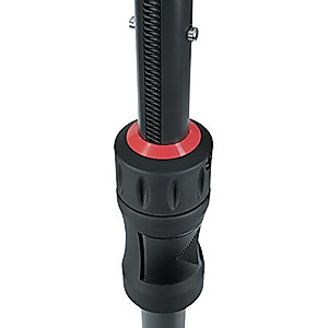 Gator Frameworks ID Series Speaker Stand with Lift Assist and Adapter to Fit 35mm and 38mm Speaker Mounts; 48"/75" Min/Max Height (GFW-ID-SPKR),Black