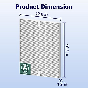 3 Pack 115115 HEPA Replacement Filter A Size 21 Compatible with Winix PlasmaWave C535 5300 5300-2 5500 5500-2 6300 6300-2 P300 AM90 9000 5000 5000B C909 9800 Air Purifier by PETOX