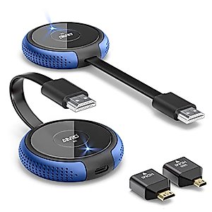 Wireless HDMI Transmitter and Receiver 4K, TIMBOOTECH Streaming Media Video/Audio/File HDMI Wireless Extender 5G Kit for Laptop, Camera, Cable Box, Netfix, PS5, Phone to Monitor, Projector, HDTV 165FT