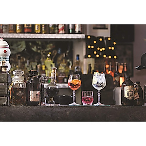 Barski Tumbler Glass - Double Old Fashioned - Set of 6 Glasses - Designed DOF tumblers - For Whiskey - Bourbon - Water - Beverage - Drinking Glasses - 11 oz. - Glass - Made in Europe