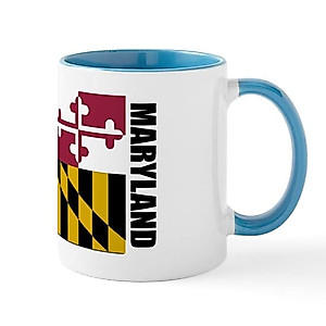 CafePress Maryland Flag Mug Ceramic Coffee Mug, Tea Cup 11 oz