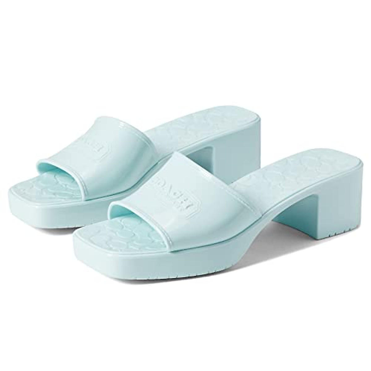 COACH Scarlett Rubber Sandal Blue 8 B (M)