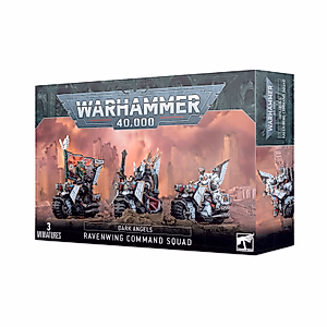 Games Workshop 99120101238" Dark Angels Ravenwing Command Squad Miniature