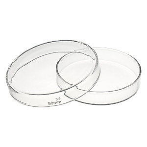 Glass Petri Dish Petri Plates Tissue Culture Plate 5 Pcs (90 mm)