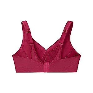 Glamorise Full Figure Plus Size MagicLift Seamless Sports Bra Wirefree #1006 Ruby Red