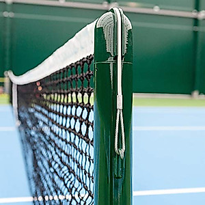 Tennis Net Headline Wire Cable [33ft or 42ft] | PVC Coated Steel Wire – All Tennis Posts (Loop & Pin, 42ft (Doubles))