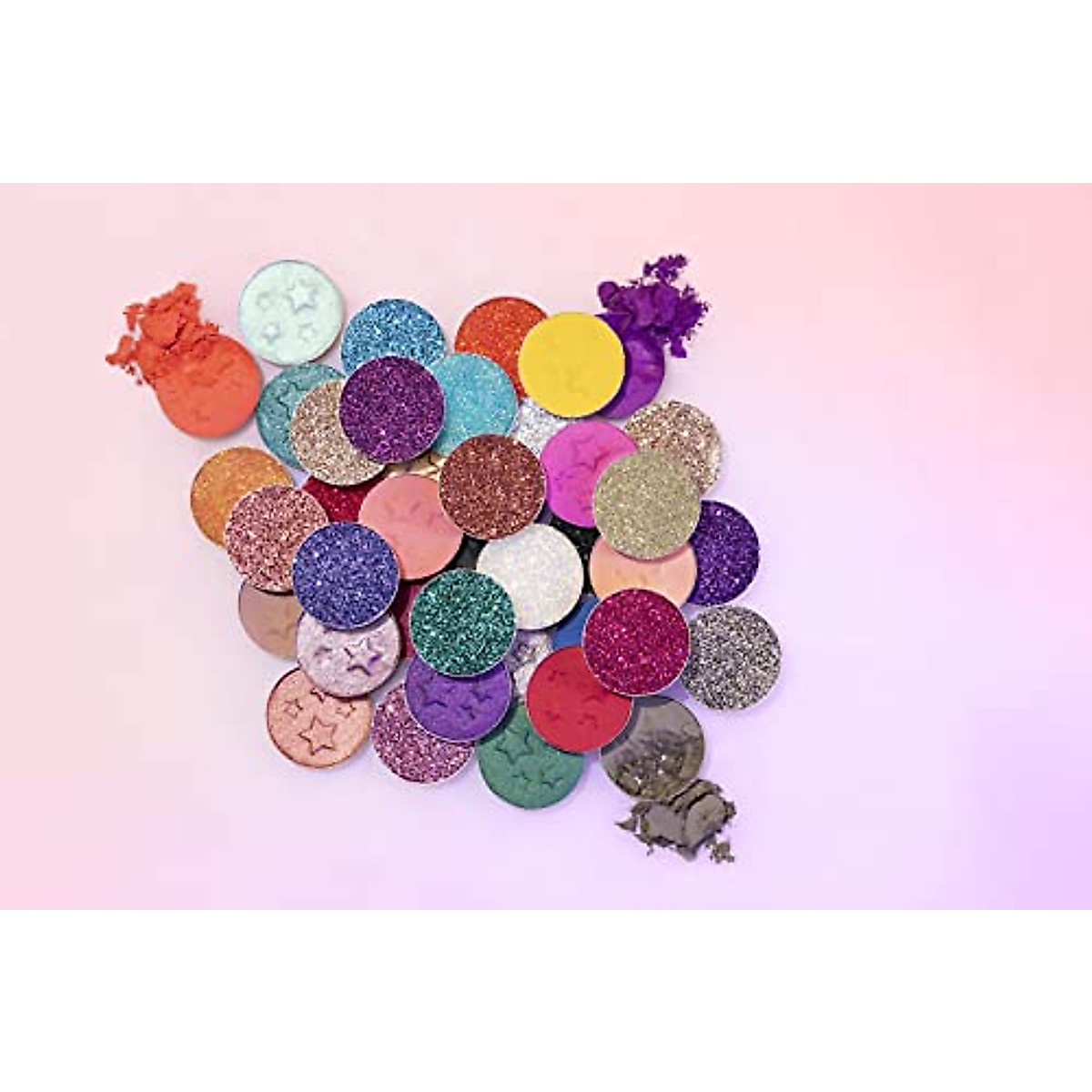 wet n wild Fantasy Makers Pigment Eyeshadow Palette, Metallic Shimmer Eye Makeup, Black Out