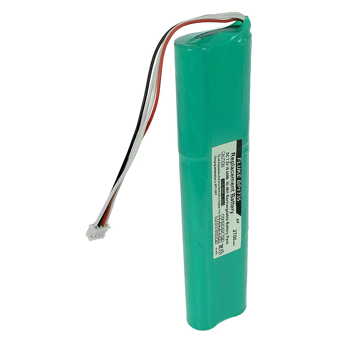 Artisan Power Replacement Battery for Fluke BP1735 | NiMH Rechargeable Battery | 7.2 Volt | 2700 mAh | 8% High Capacity | Made in Japan Cells | Replace Battery Fluke BP1735 Biomedical Varta, 6 / VH2700