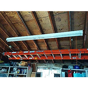 Retrofit Conversion Kit for 8' 2 Bulb Strip Fixture to 4' T8 4 Lamp LED Fixture Bracket Retrofit Kit - Complete Set Includes Plates, Non-Shunted Sockets, and Screws (1-Kit)