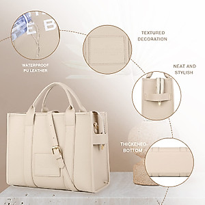 JBB Tote Bags for Women Oversized PU Leather Crossbody Bags Top-Handle Shoulder Tote Bags