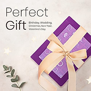 Hivory Velvet Earring Jewelry Box - 24 Grid Small Jewelry Earring Organizer Box with Snap Button - Earring Holder for Girls and Teen, Secure and Travel Friendly (Purple)