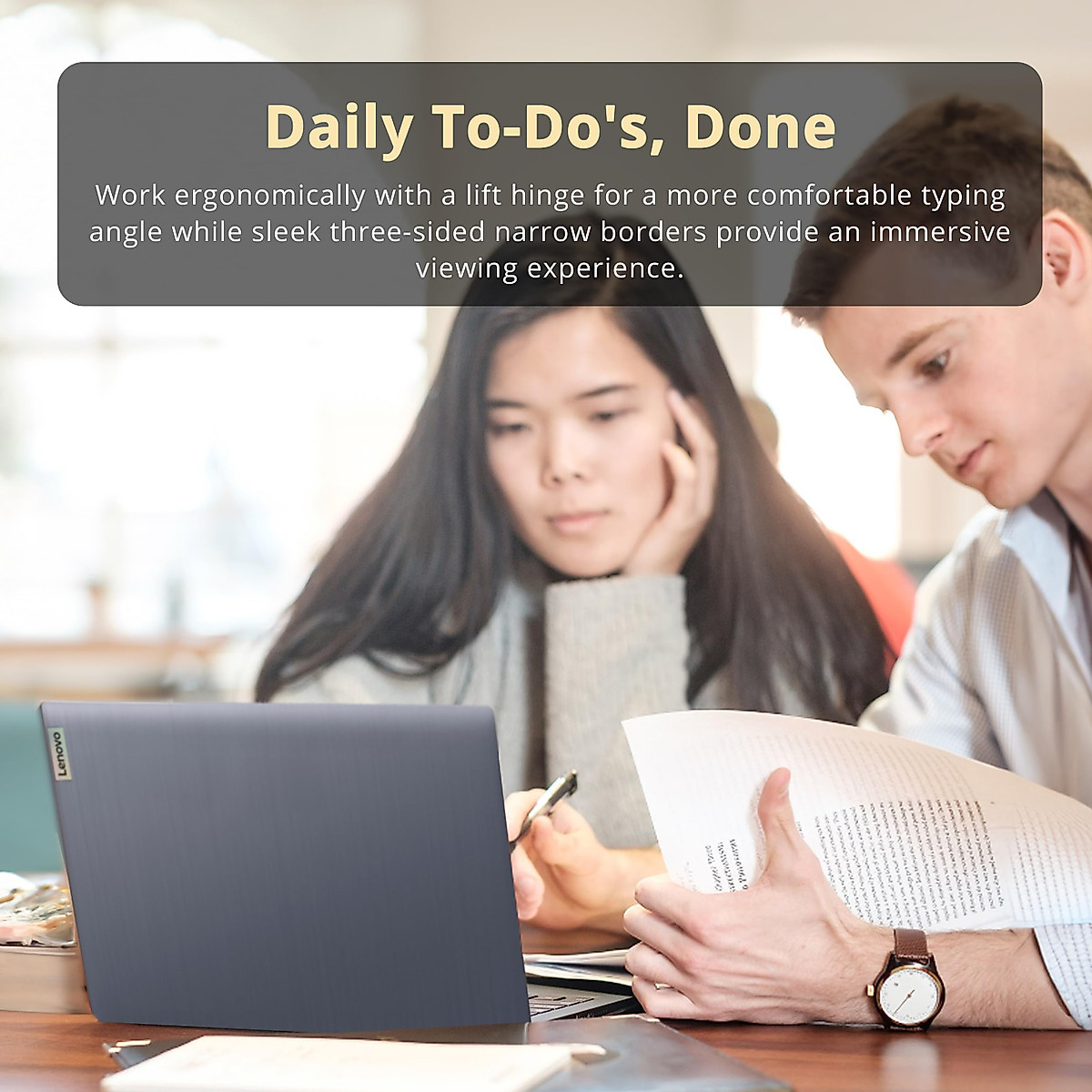 Lenovo IdeaPad 3 15.6" FHD Laptop, AMD Ryzen 7 5825U, 8GB RAM, 256GB NVMe SSD, AMD Radeon Vega 8, Fingerprint Reader, 720p HD Webcam, Wi-Fi 6, HDMI, Win 11, Blue, 32GB USB Card (Renewed)