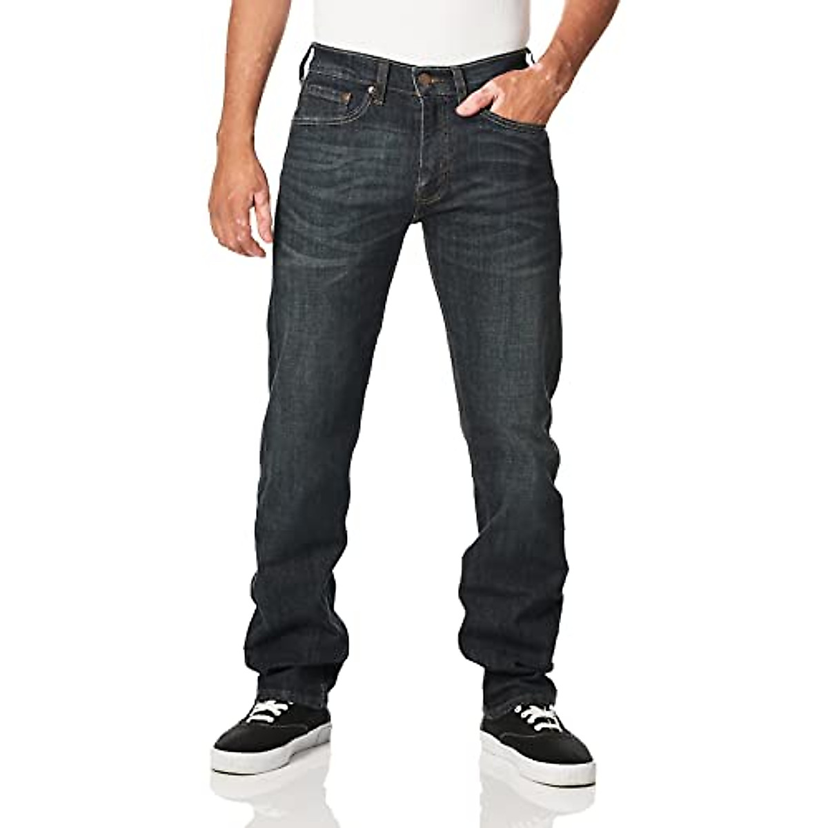 Signature by Levi Strauss & Co. Gold Label Men's Regular Fit Flex Jeans, Westwood #1, 44W x 32L