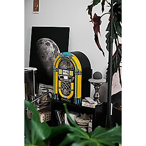 Arkrocket Athena Mini Jukebox/Tabletop CD Player/Bluetooth Speaker/Radio/USB and SD Card Player with Retro LED Lighting System