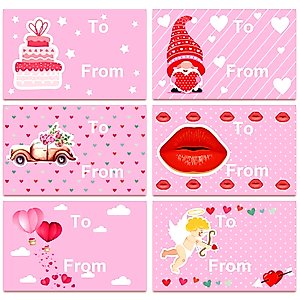 1008 Pieces Happy Valentine's Day Stickers Labels to and from Envelope Seal Stickers 12 Designs Personalized for Valentine Decorations Party Weddings Engagements