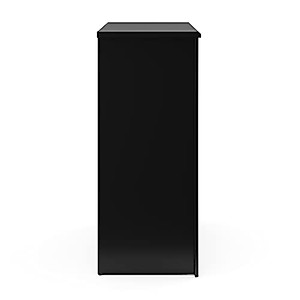 Storkcraft Crescent 4 Drawer Chest (Black) – GREENGUARD Gold Certified, Dresser For Nursery, 4 Drawer Dresser, Kids Dresser, Nursery Dresser Drawer Organizer, Chest of Drawers