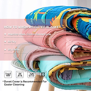 Sivio Weighted Blanket,Cotton and Minky Fleece Throw Blanket with Beads, Reversible Heavy Blanket, 3lbs 36x48 Inch, Pink Cat