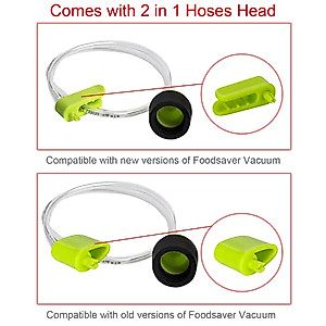 wine stoppers vacuum Accessory Hose Compatible with FoodSaver(6 wine corks + 1 hose)