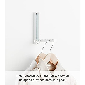 Yamazaki Home 7161 Over The Door Alloy Steel Hooks - Folding Hanging Coat Rack