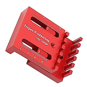 Depth Measuring Ruler Woodworking Mini Gaps Gauge Aluminum Alloy Depth Line Ruler Marking Gauge Depth Measuring Ruler