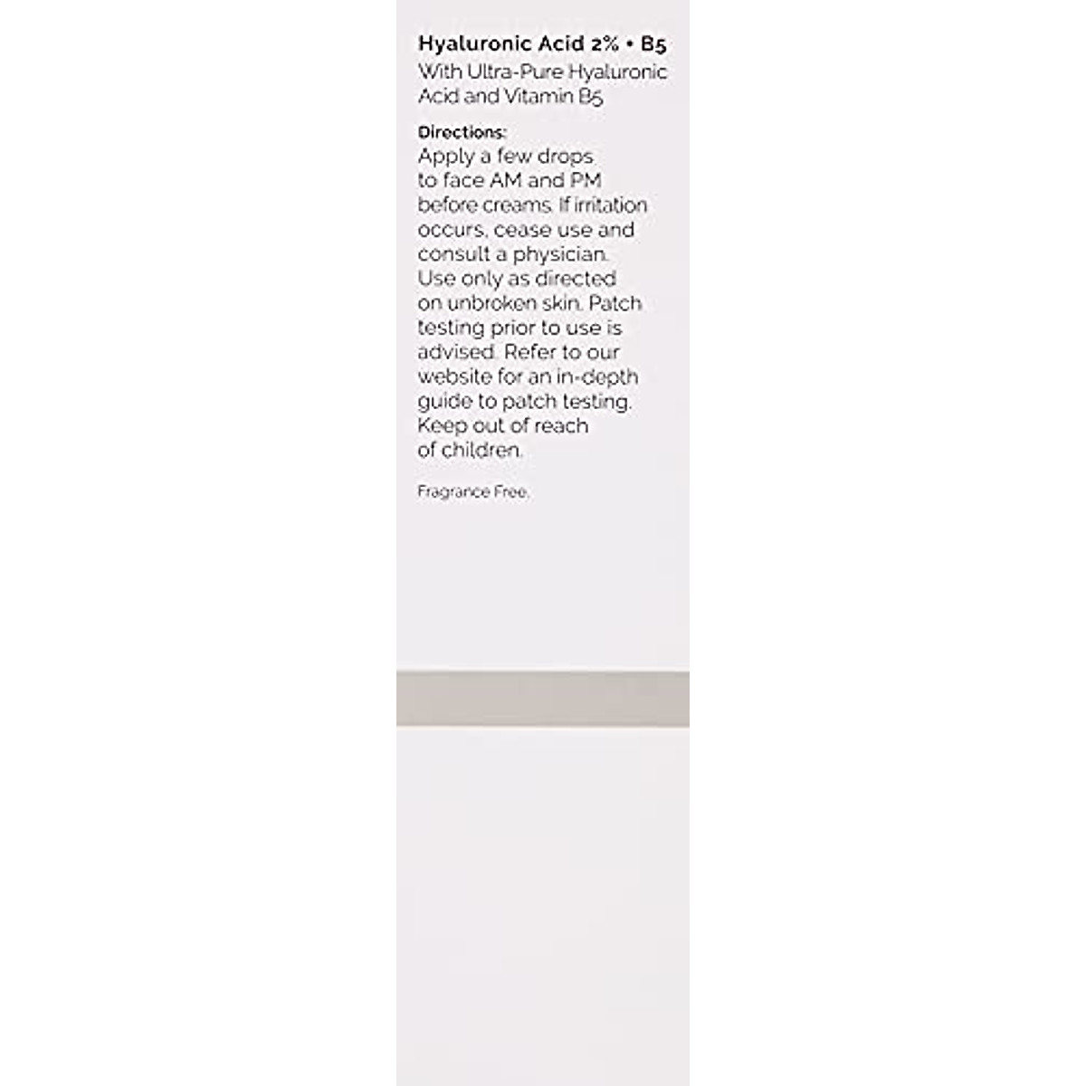 THE ORDINARY Hyaluronic Acid 2% + B5 Liquid 30ml, 1 Fl Oz (Pack of 1)