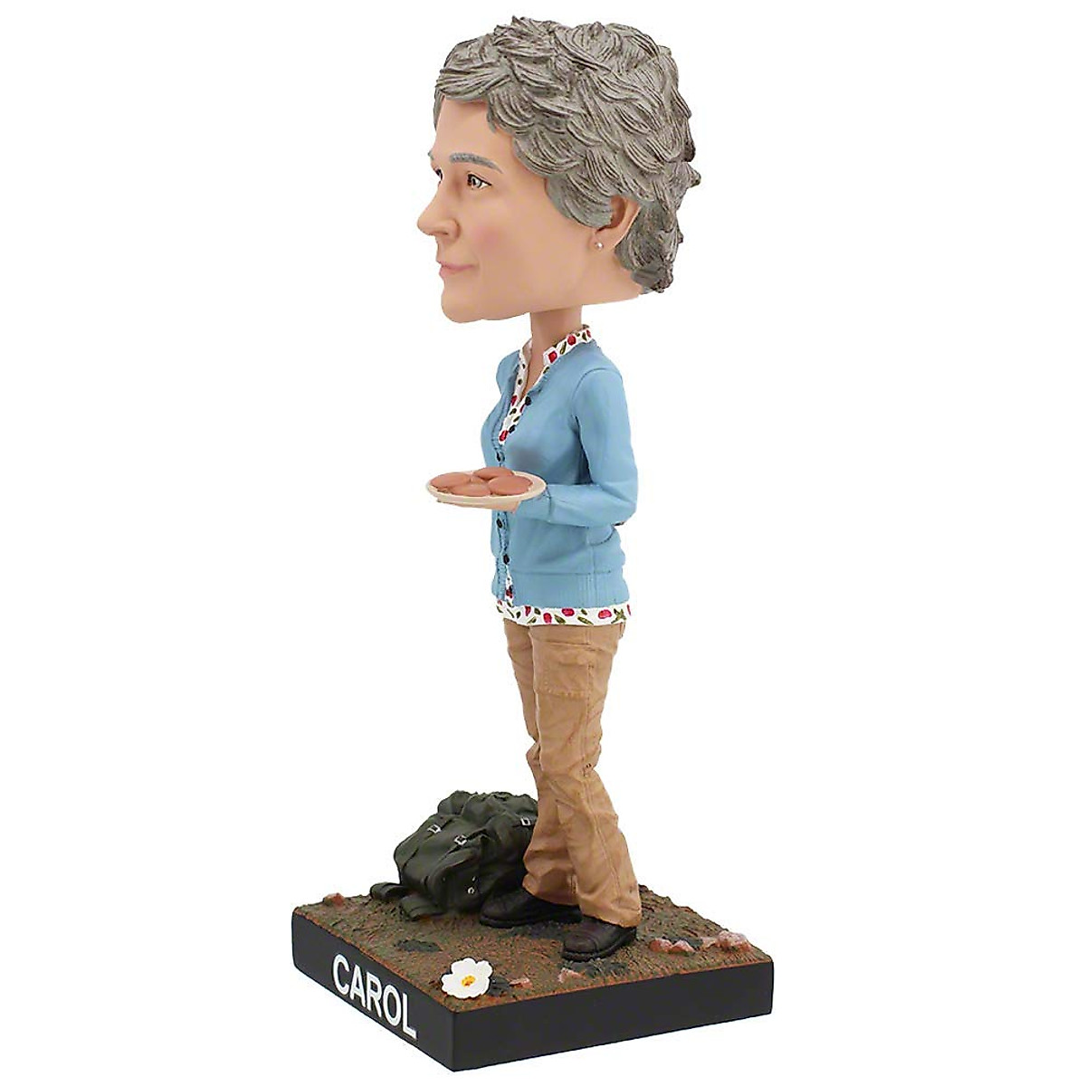 Royal Bobbles The Walking Dead Carol Peletier Bobblehead, Premium Polyresin Lifelike Figure, Unique Serial Number, Exquisite Detail